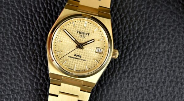 Tissot PRX Powermatic 80 Gold The Retro-Luxury Statement Piece Watch ...